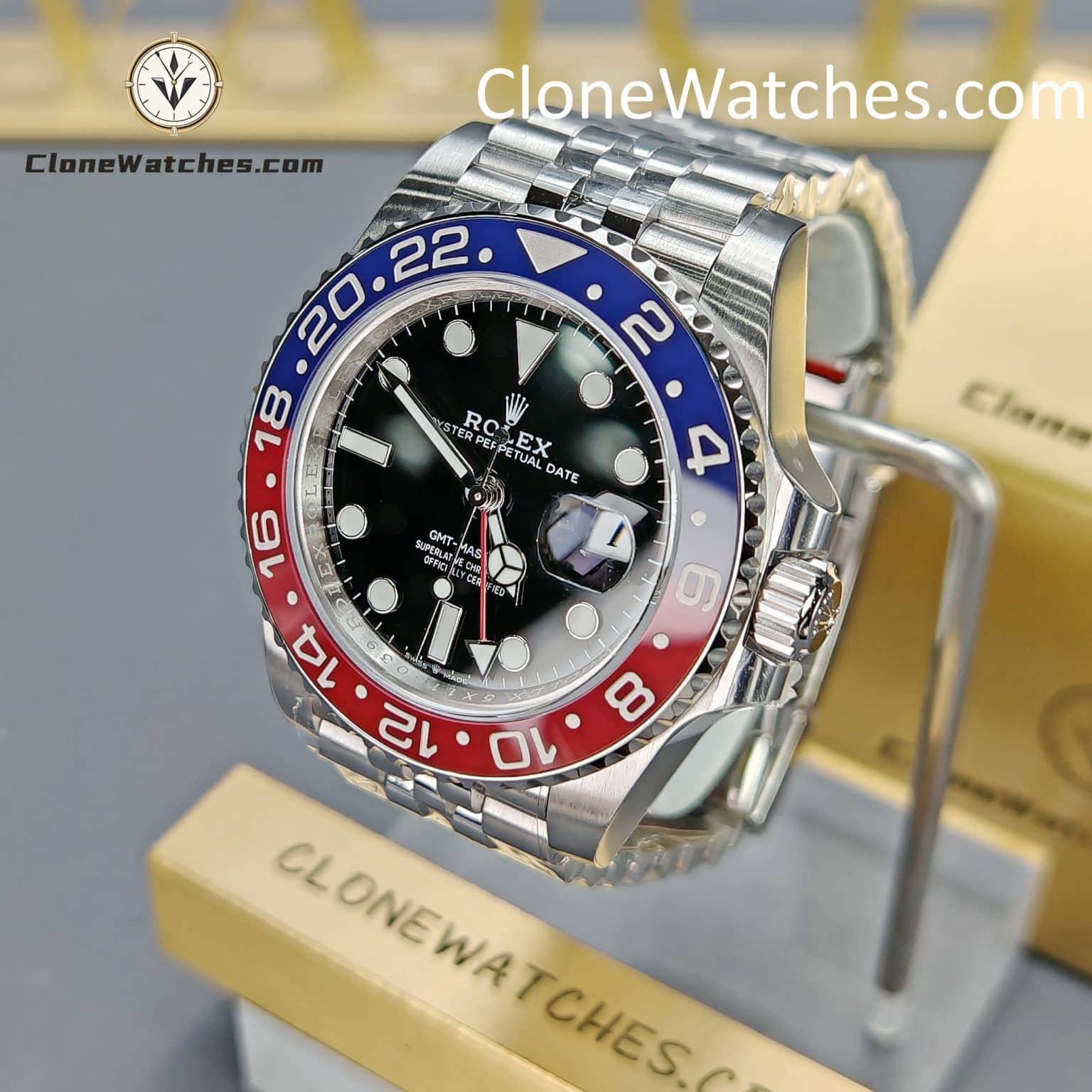 Rolex Super Clone Watches – GMT Master II M126710blro Jubilee